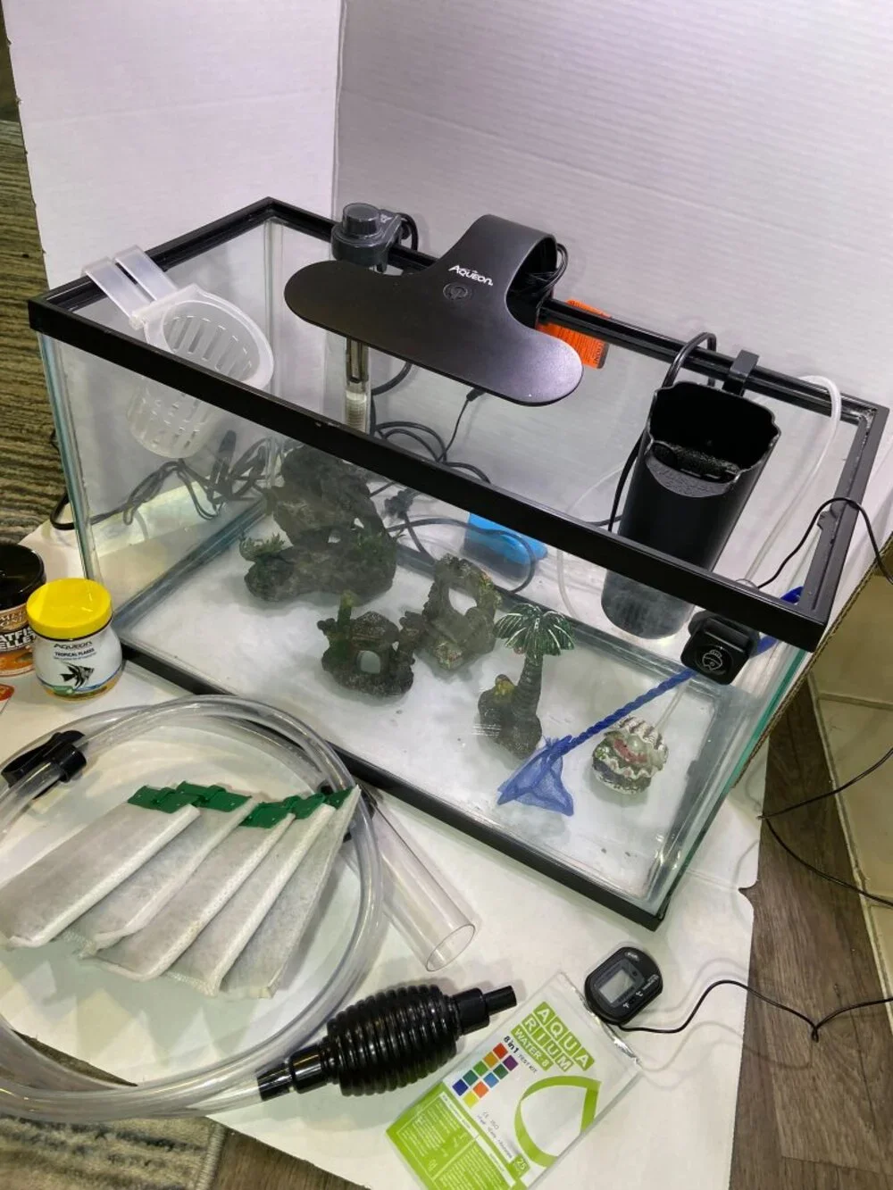 Fish | Aquarium Equipment Bundle Filter Heater Light Air Pump Full ...